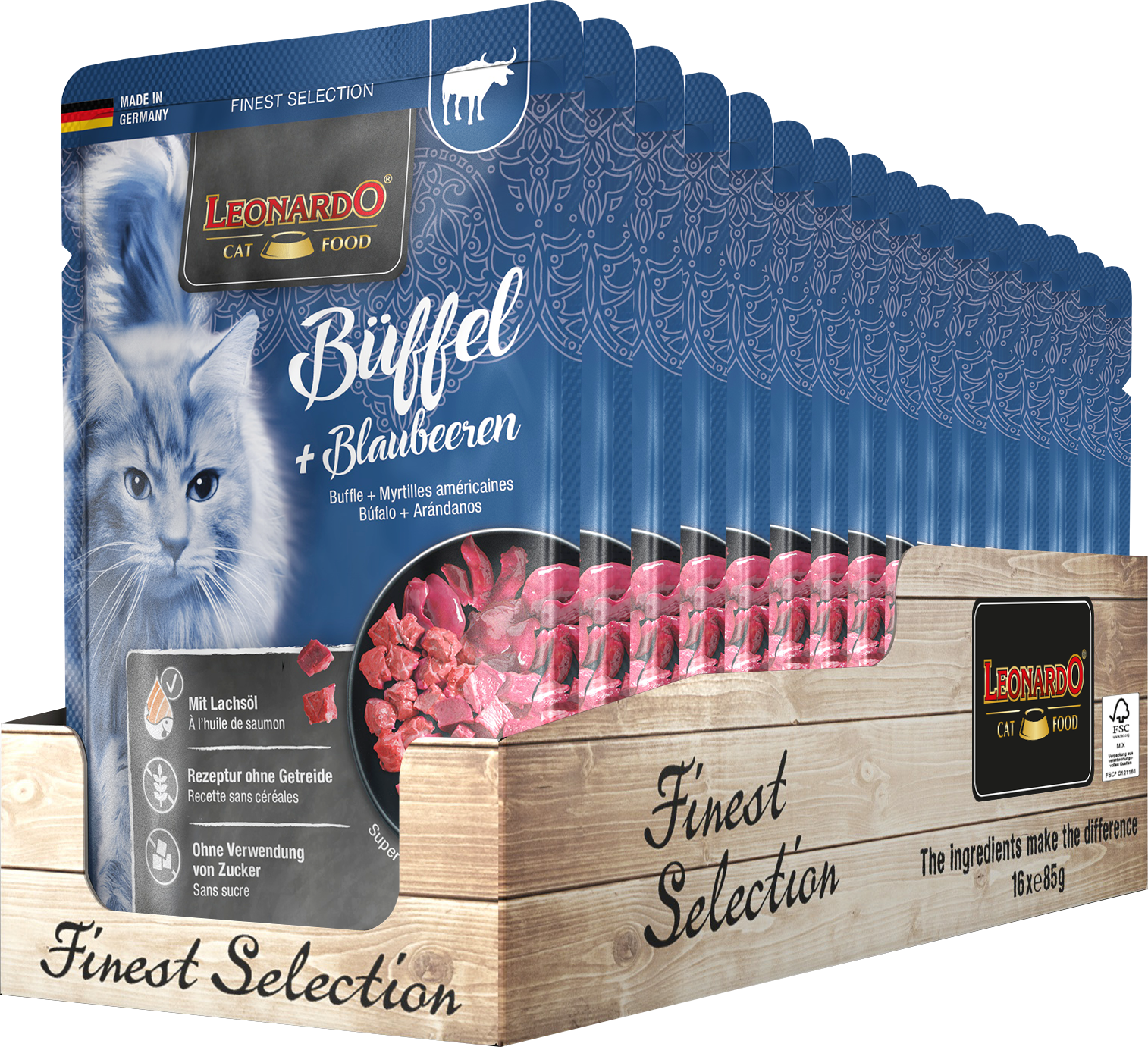 Nassfutter für Katzen | Frischebeutel & Dosen