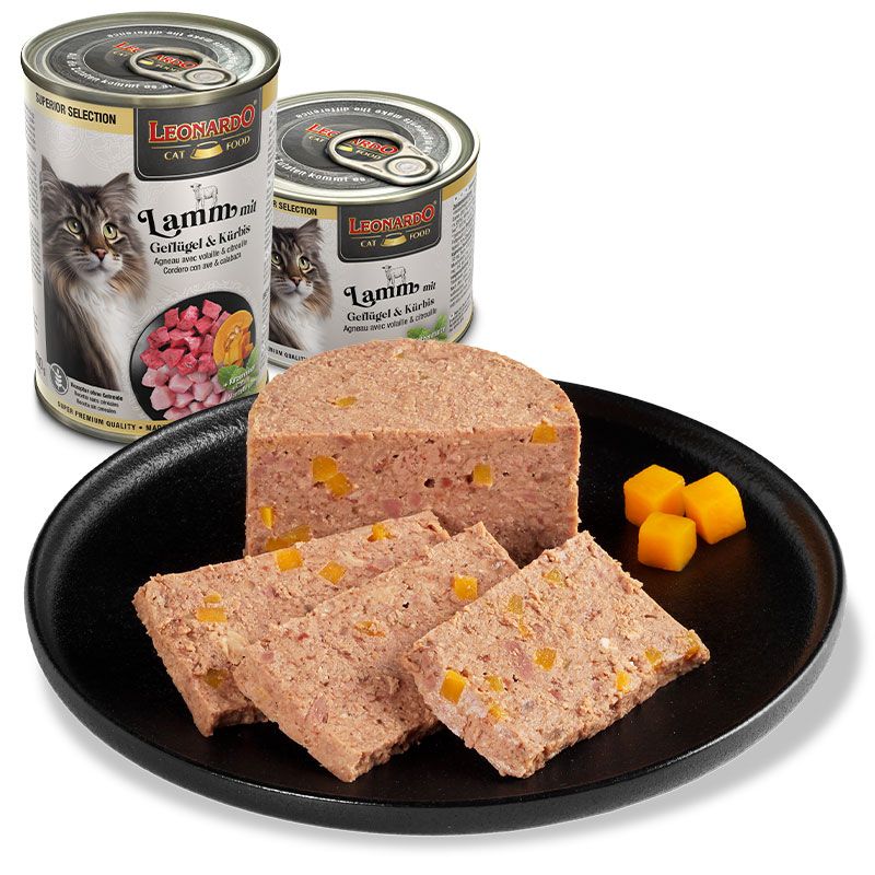 LEONARDO Lamb with poultry & pumpkin | 6 x 200 g | 755555