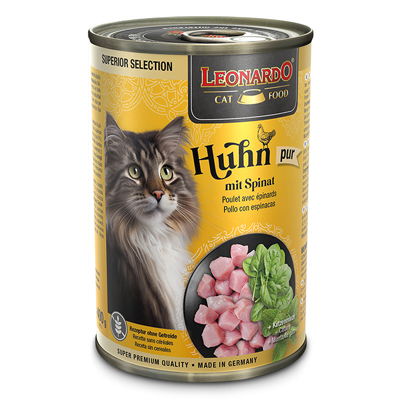 LEONARDO Chicken with spinach | 6 x 400 g | 755635