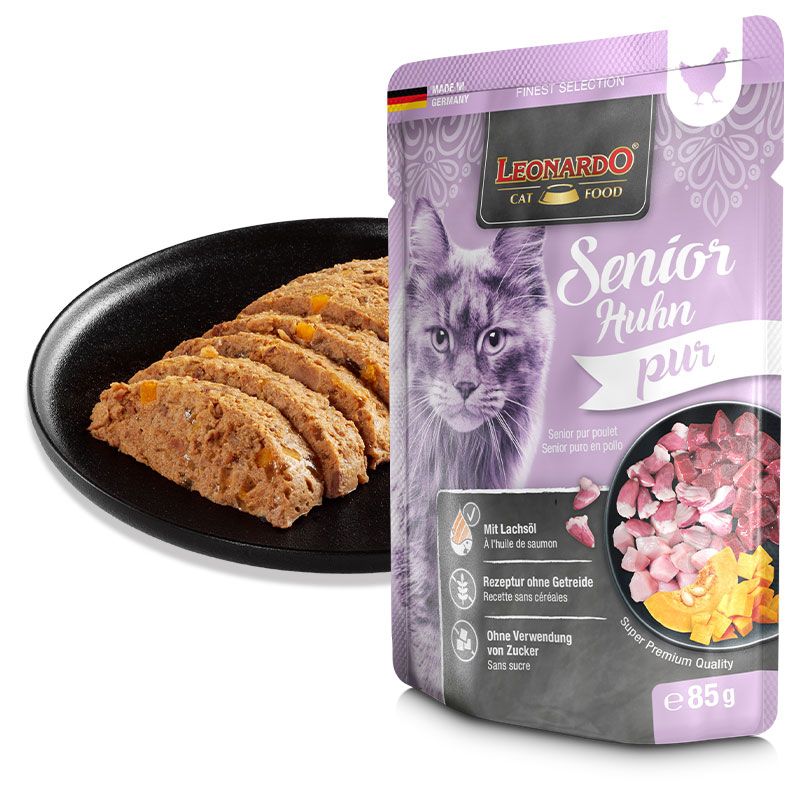 LEONARDO Senior chicken pure | 16 x 85 g | 756725